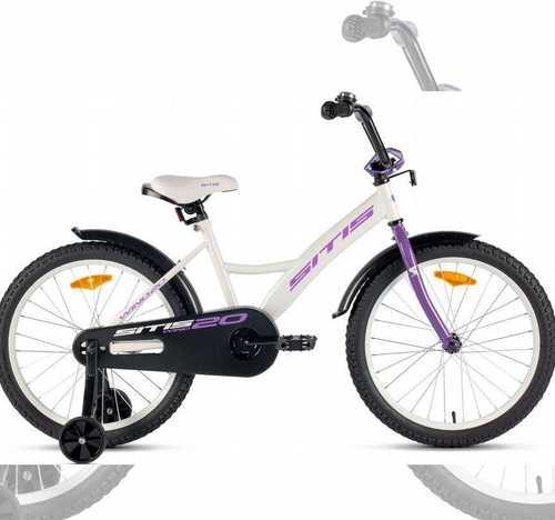 Велосипед sitis wind 20" (2024) White Vol102