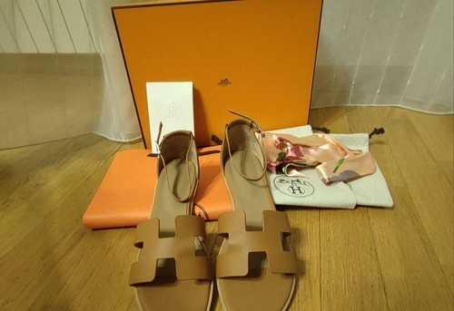 Босоножки Hermes Santorini новые