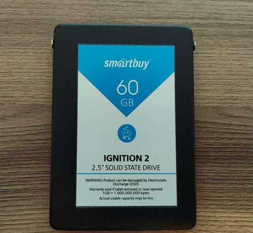 SSD Smartbuy 60Gb Ignition 2 w110Mb/s 2.5" MLC