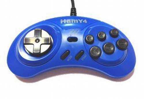 Джойстик 16 Bit Турбо Hamy для Sega MD, синий