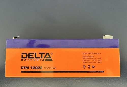 Аккумуляторная батарея delta DTM 12022