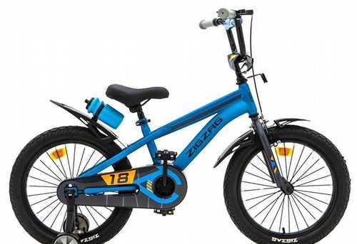 Детский велосипед zigzag 18" Cross синий (2024)