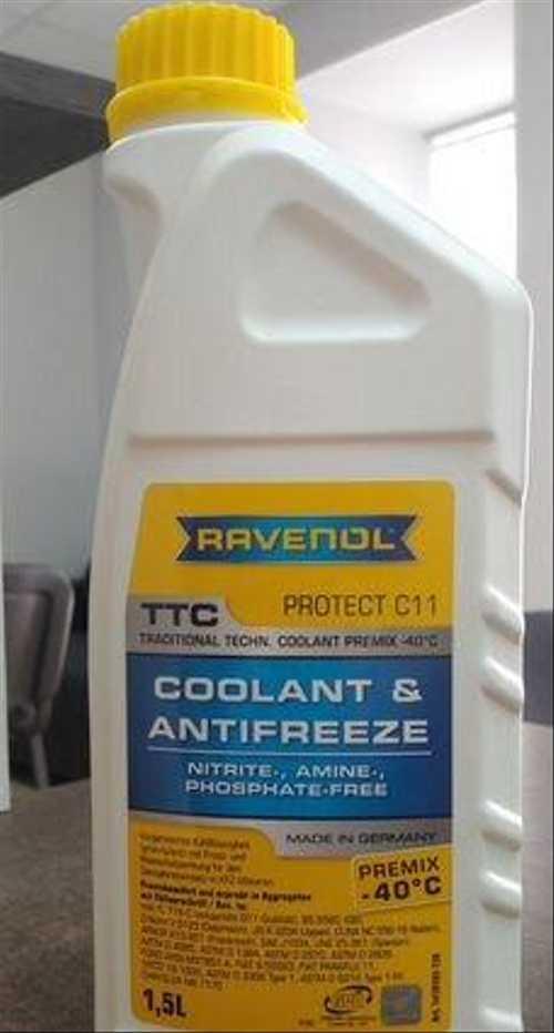 Антифриз Ravenol желтый TTC Protect C11 (готовый)