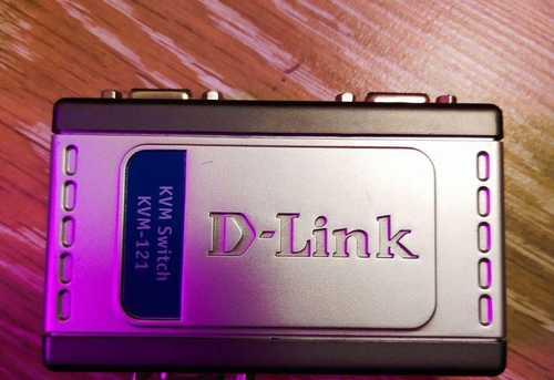 Двухпортовый переключатель KVM D-Link KVM-121