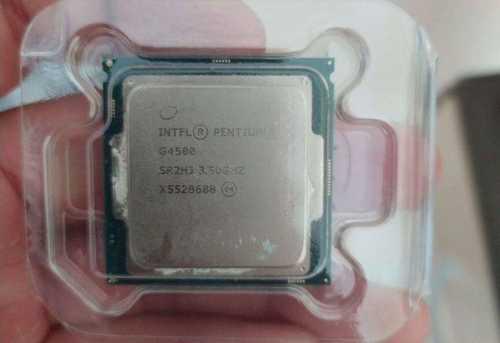 2х ядерный процессор Intel pentium G4500