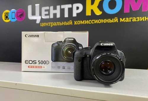 Фотоаппарат Canon 500D 50mm 1.8 + сумка + коробка