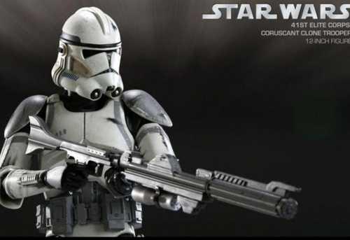 Sideshow 41st Coruscant Clone Trooper не hot toys
