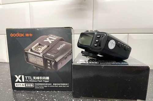 Радиосинхронизатор (передатчик) Godox X1 T Nikon