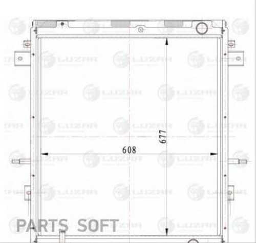 Радиатор охлаждения газон Некст 18- 10т. ямз 534 а