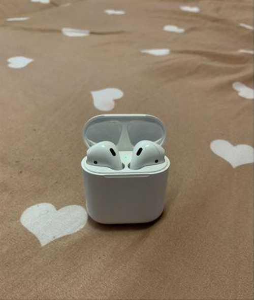 Бкспроводные наушники Apple AirPods 2 поколения