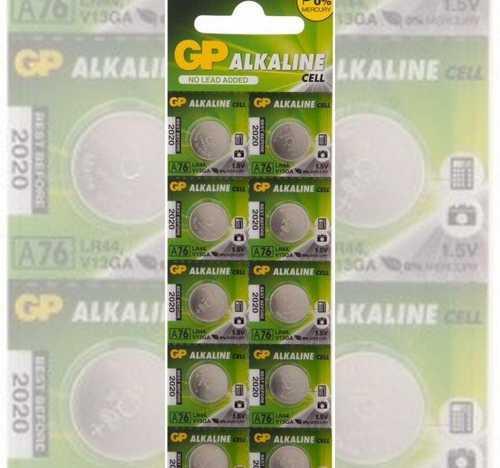 Батарейка GP AG13 LR44/10BL A76