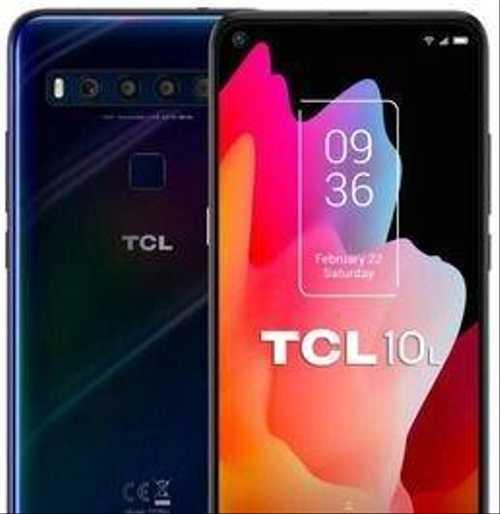 Смартфон TCL 10L 6/256Gb Blue RU