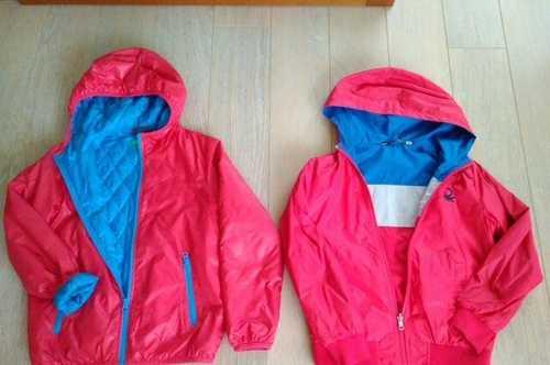 Куртка ветровка бейсболка Benetton р.140 Reima