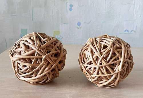 Шары из ротанга