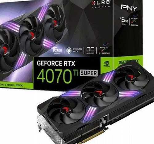 Видеокарта PNY GeForce RTX 4070 Ti super OC 16GB G