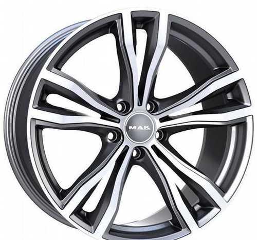 MAK X-Mode : 9x19 5*120 Et:37 Dia:74,1 Gunmetal Mirror Face
