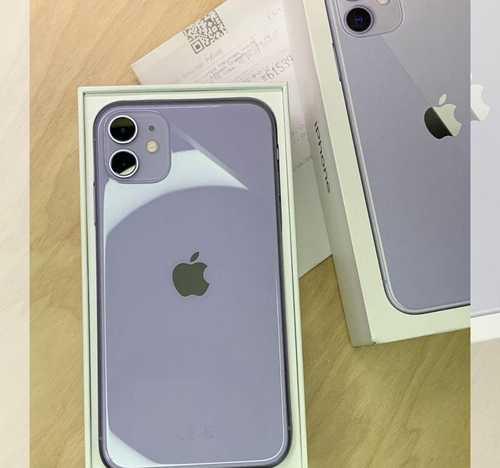 Идеальный iPhone 11 акб 100% 1 физ 1 e sim