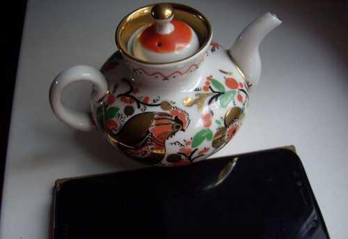 Заварочный мини чайник лфз Петушки винтаж СССР