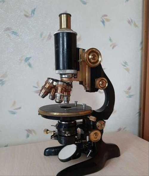 Микроскоп старинный Ernst Leitz Wetzlar