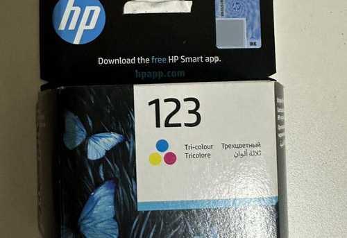Картридж HP 123 цветной