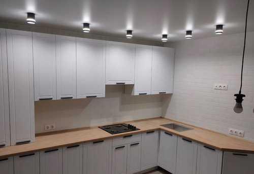 Кухонный гарнитур модульный серый новый