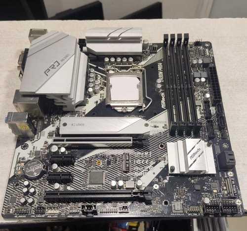 Материнская плата asrock z490m pro4, сокет 1200, d