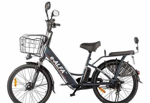 Электровелосипед Green City e-Alfa New,темно-серый