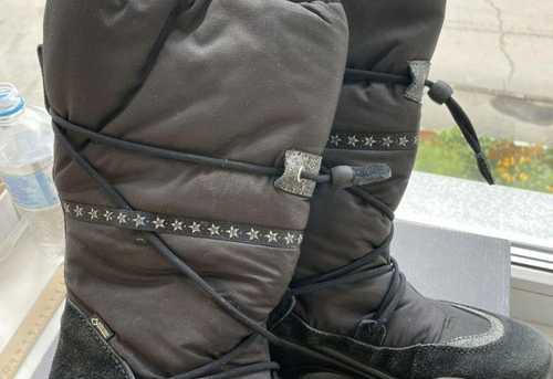 Зимние сапоги ecco 35