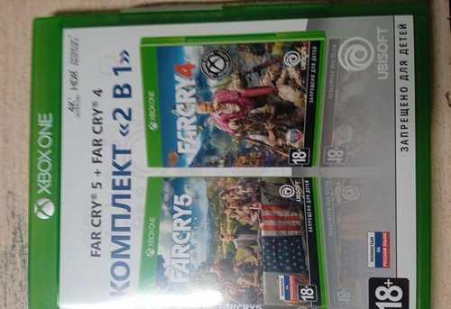 Комплект 2в1 far cry 5 и 4 xbox One