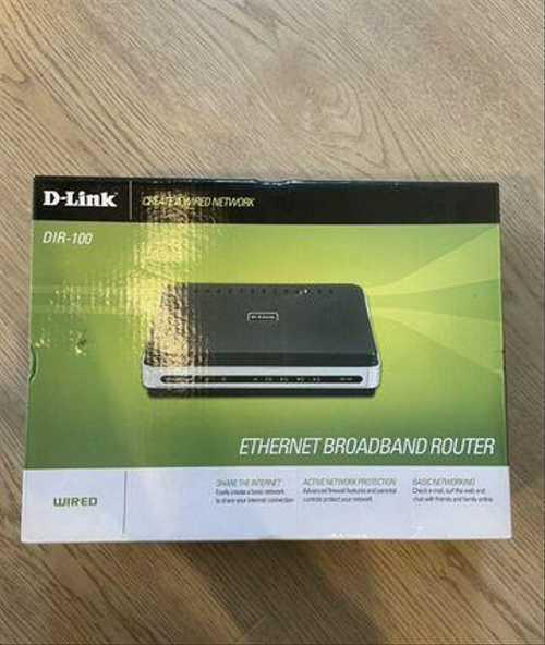 Wi fi роутер Dlink dir 100