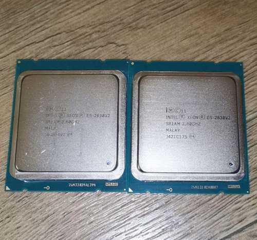 Процессор Xeon E5-2630v2 цена за 2 шт