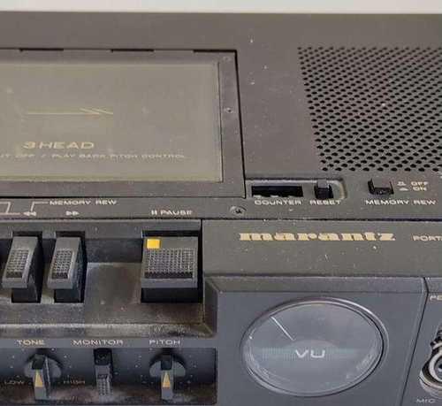 Marantz pmd222 портативный кассетный магнитофон