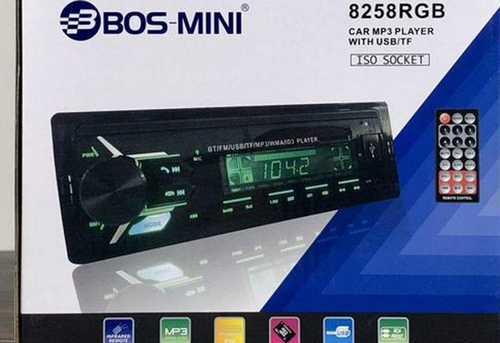 Новая магнитола bos mini 8258 RGB
