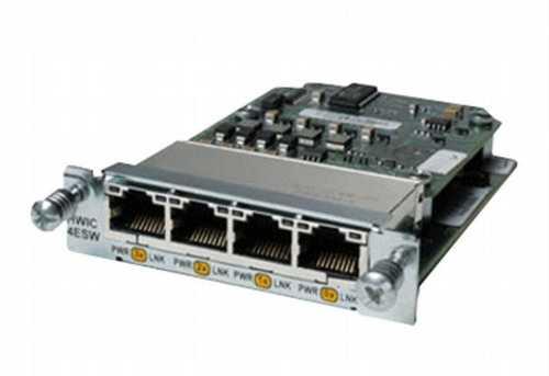 Модуль Cisco hwic-4ESW-POE used