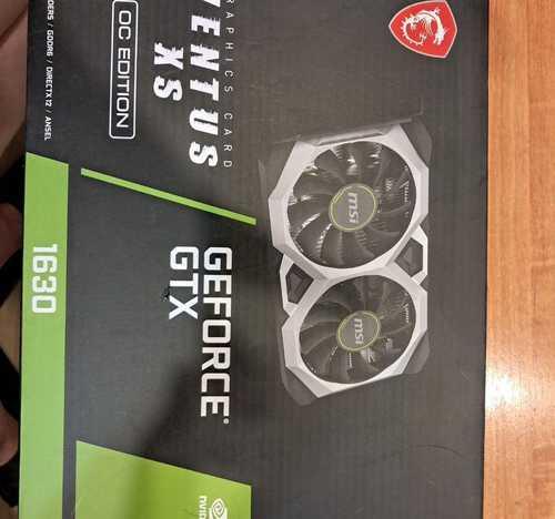 Видеокарта GTX 1630 MSI