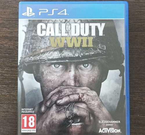 Call of duty ww2 ps4 диск