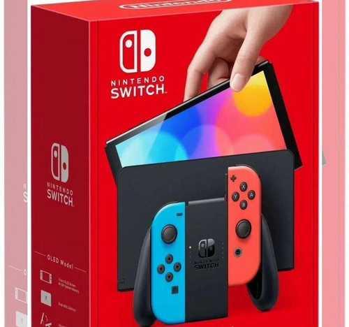 Nintendo Switch oled 64Gb neon red/neon blue