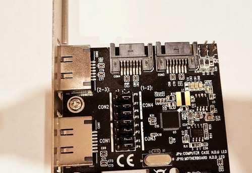 SATA контроллер pci-e Espada fg-est09a