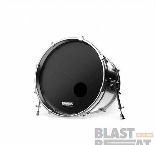 Пластик для бас-барабана Evans 22" EQ3 Onyx Черный