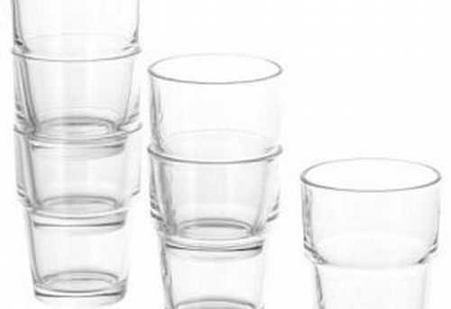 Набор стаканов 6 штук 170 мл IKEA, прозрачный
