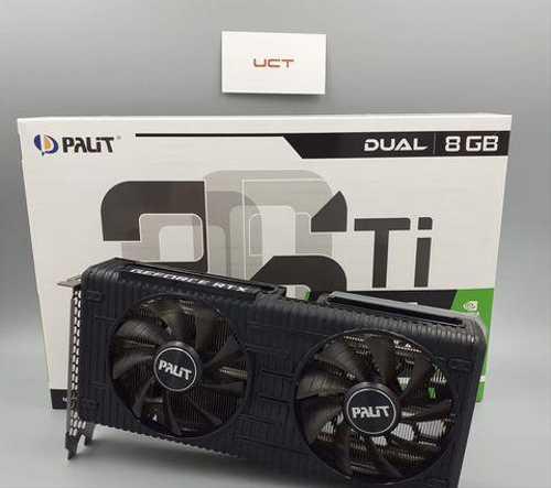 Видеокарта Palit RTX3060ti Dual 8GB Гарантия днс