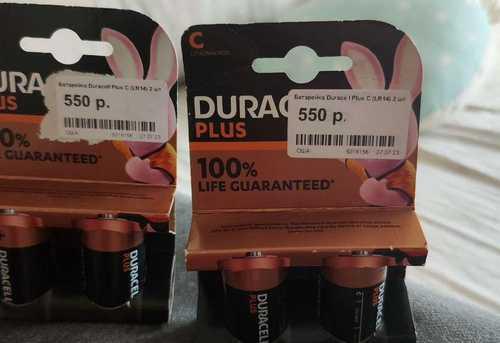 Батарейки duracell c