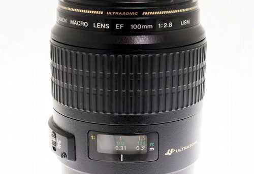 Объектив Canon EF 100 f/2.8 macro USM