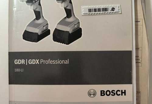 Гайковерт аккумуляторный Bosch GDX 180-LI