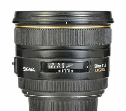Sigma AF 50mm f/1.4 EX DG HSM (Canon EF)