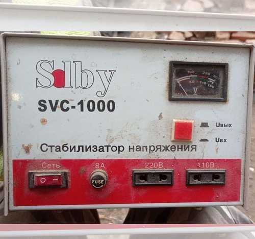 Стабилизатор напряжения slby svc-1000