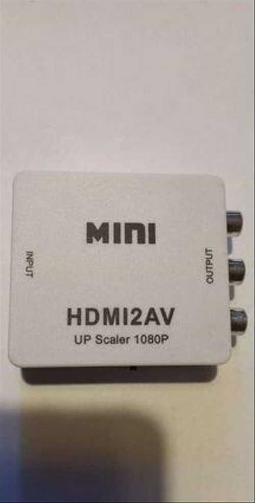 Видео конвертер hdmi, vga k RCA AV/cvsb L/R