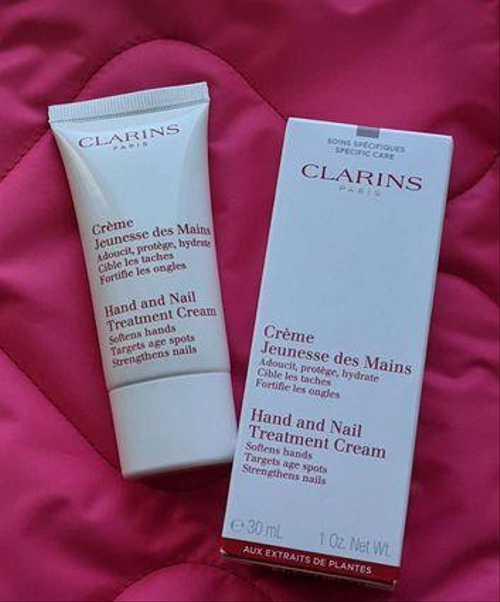 Clarins jeunesse des. Clarins крем для рук 30 мл.