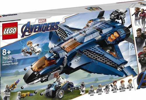 Lego 76126 Модернизированный квинджет Мстителей