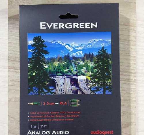 AudioQuest Evergreen 1.0m (3.5mm-RCA)